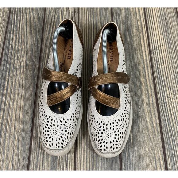 Aravon | Shoes | New Balance Aravon Women Leather Flex Mary Jane ...